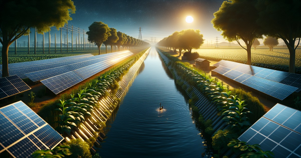 Innovative Solar Canal Project Completed in California's Central Valley ...